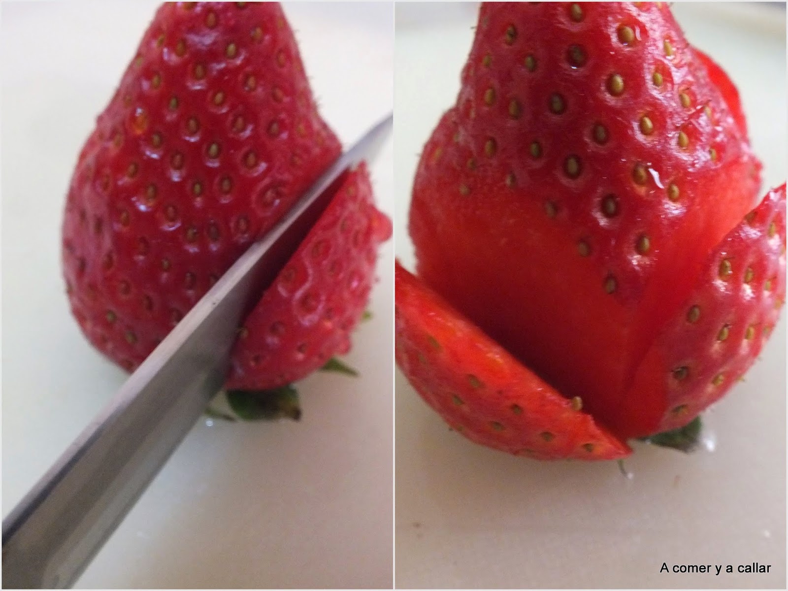 A comer y a callar: RAMO DE FLORES DE FRESAS