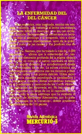 y este libro?: Ingrid Naiman - La Enfermedad del Cáncer