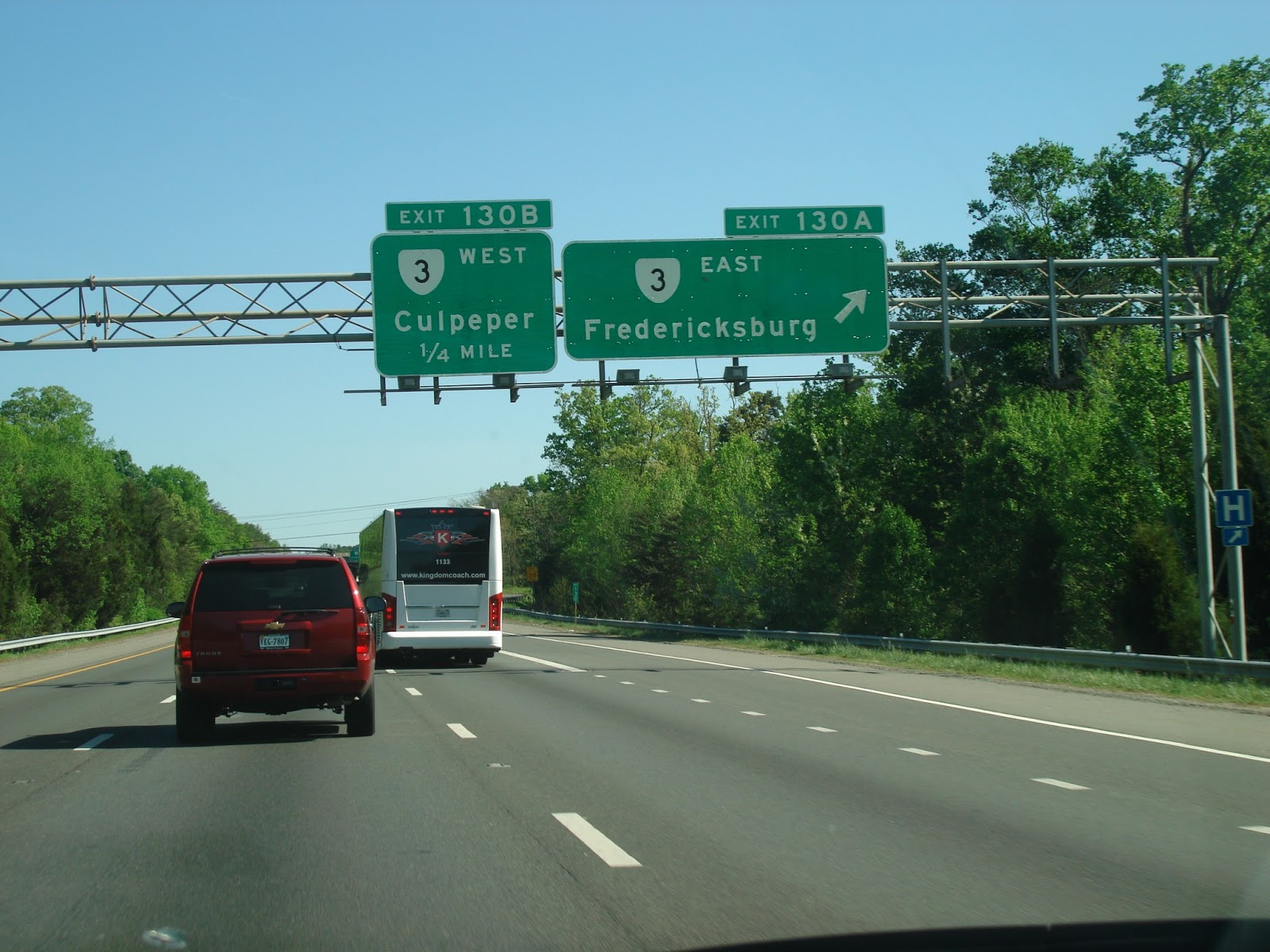 Luke's Signs: Interstate 95 & Route 3 - Fredericksburg, VA