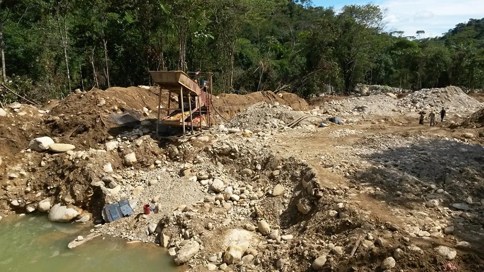 Goudwinning in Suriname: 2016