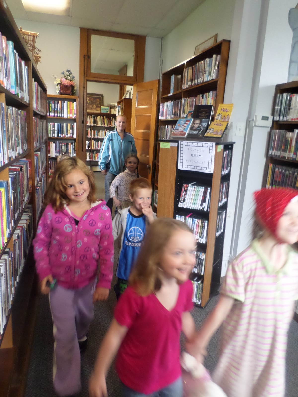 Tots and Me... Growing Up Together: L is for Library Fun