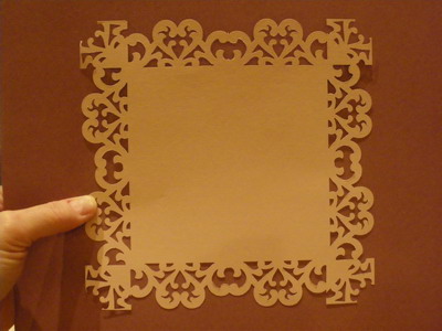 Made for Paper - Designs by Lis: Scrapbook Page with Scroll Heart Frame