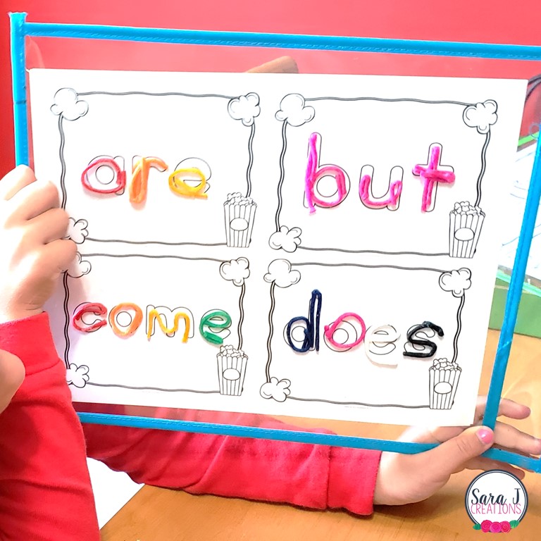 Sight Word Practice Mats | Sara J Creations