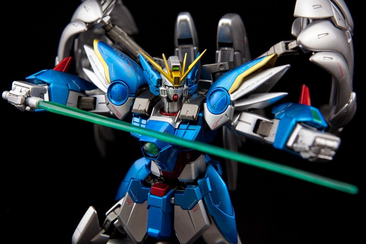 GUNDAM GUY: MG 1/100 Wing Zero Custom - Metallic Colors Painted Build