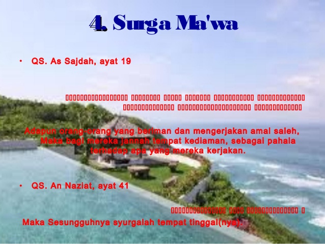 MENGENAL NAMA-NAMA SURGA DAN KENIKMATANNYA - Belajar Satu Ayat