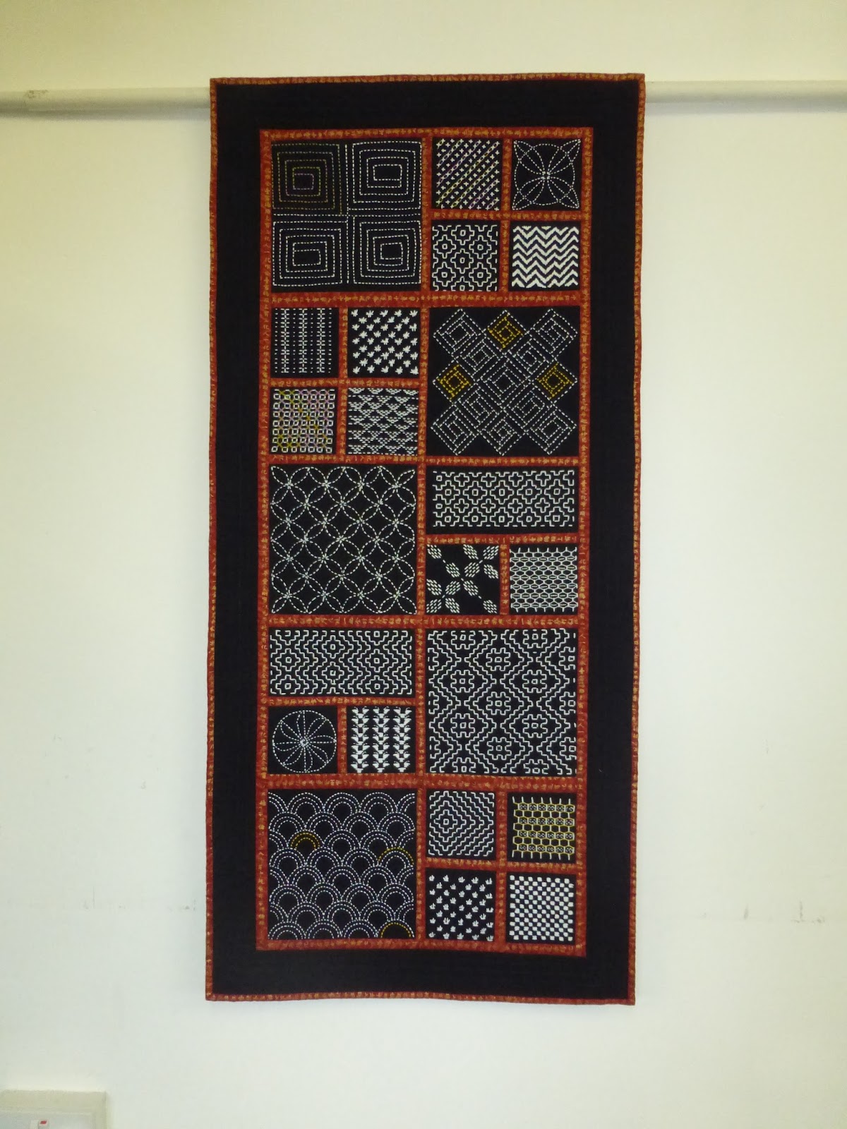 sashiko and other stitching: 2016 - 2017 Edinburgh Patchwork Sashiko ...