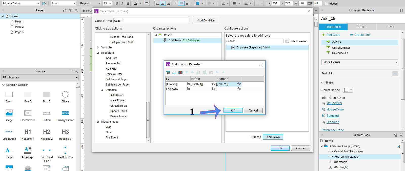 UI/UX Design: Adding New Row to Table