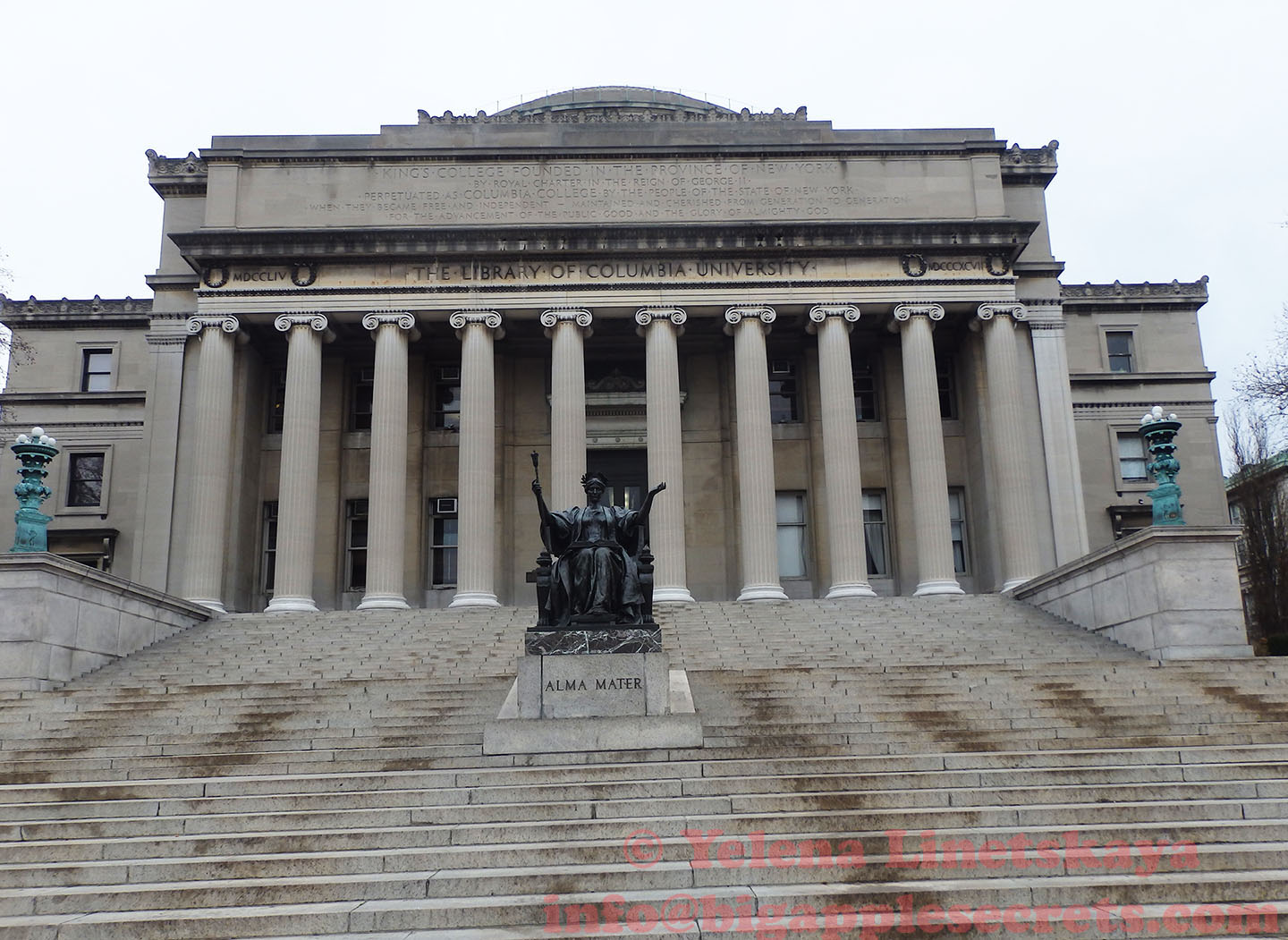 Big Apple Secrets: Columbia University Alma Mater secret