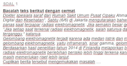 Contoh Soal Interpretasi Isi Teks Berita - Materi Pendidikan Dasar, SMP ...