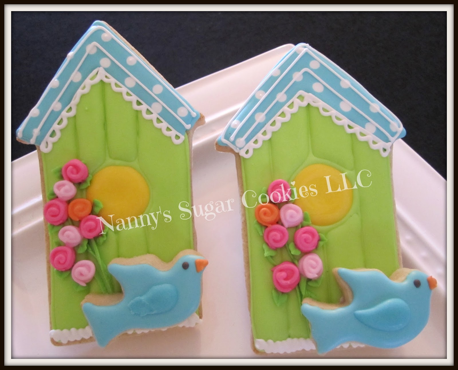 Nanny's Sugar Cookies LLC: Blue Birds & Bird Houses...