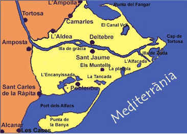 Mapa Delta De L'ebre | Mapa
