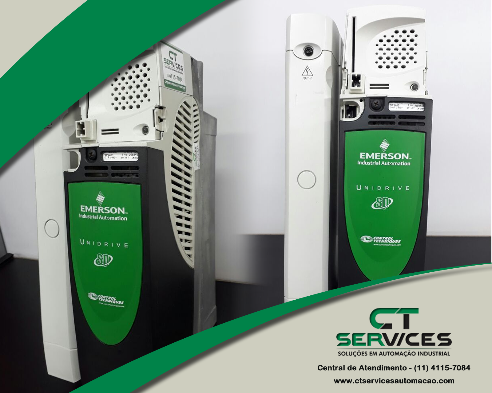 CT Services Soluções Em Automação: Unidrive SP2403 - REPARO EM BANCADA ...