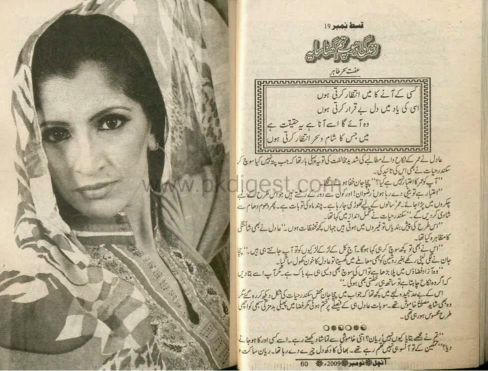 Free Urdu Digests: Aanchal Digest November 2009 Online Reading.