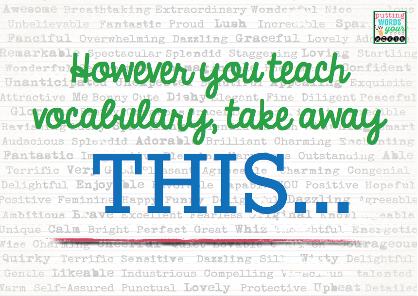 Part 3 in a Series: Building Your Students’ Vocabulary