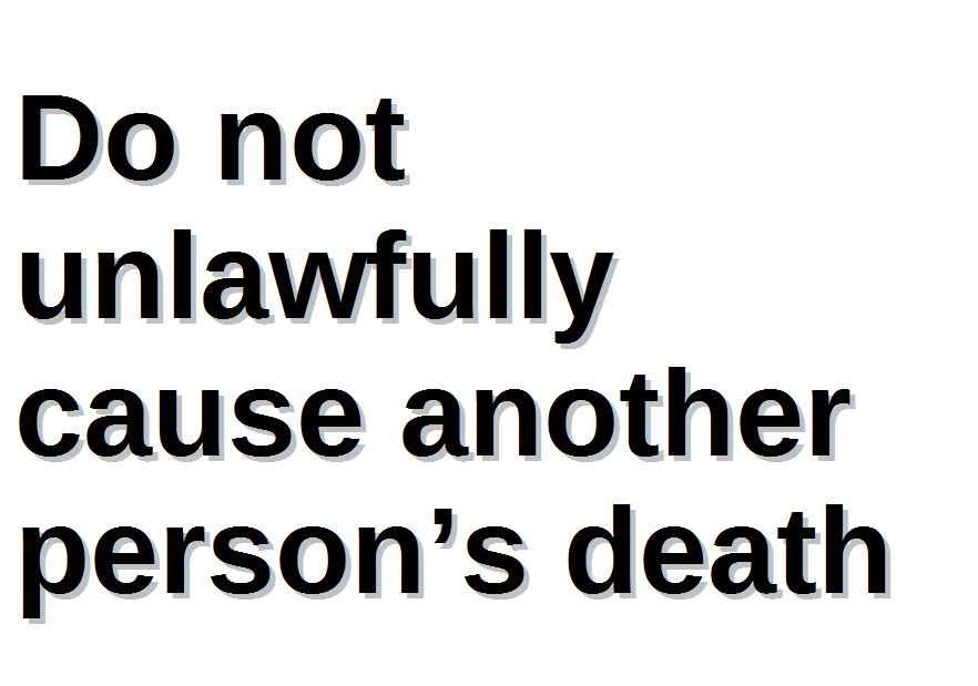 Uncool Christian: 10 Commandments: Do not murder