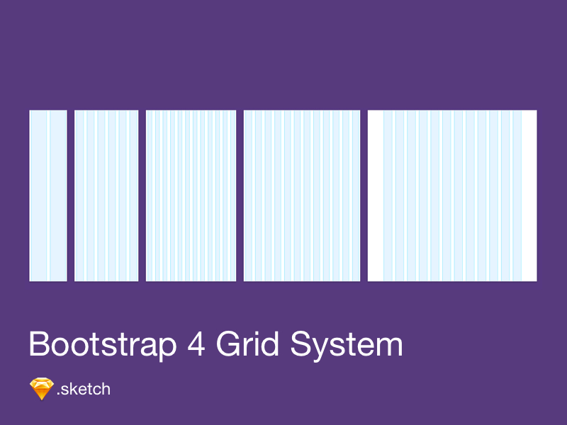 Bootstrap 4 Grid System for Sketch App Free Download - Tranmautritam ...