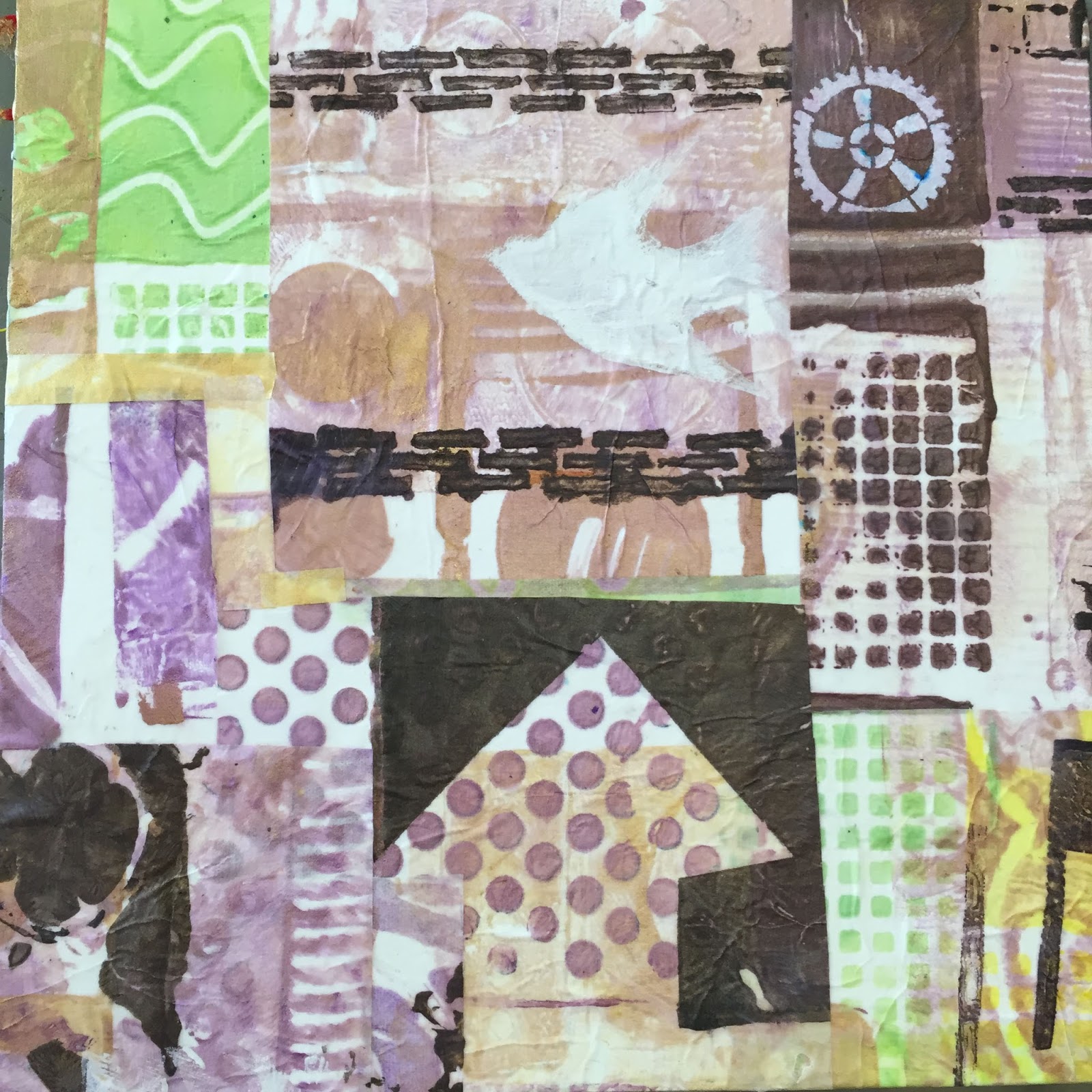 JaneVille: Abstract Collage ~ some gorgeous student work from a recent ...