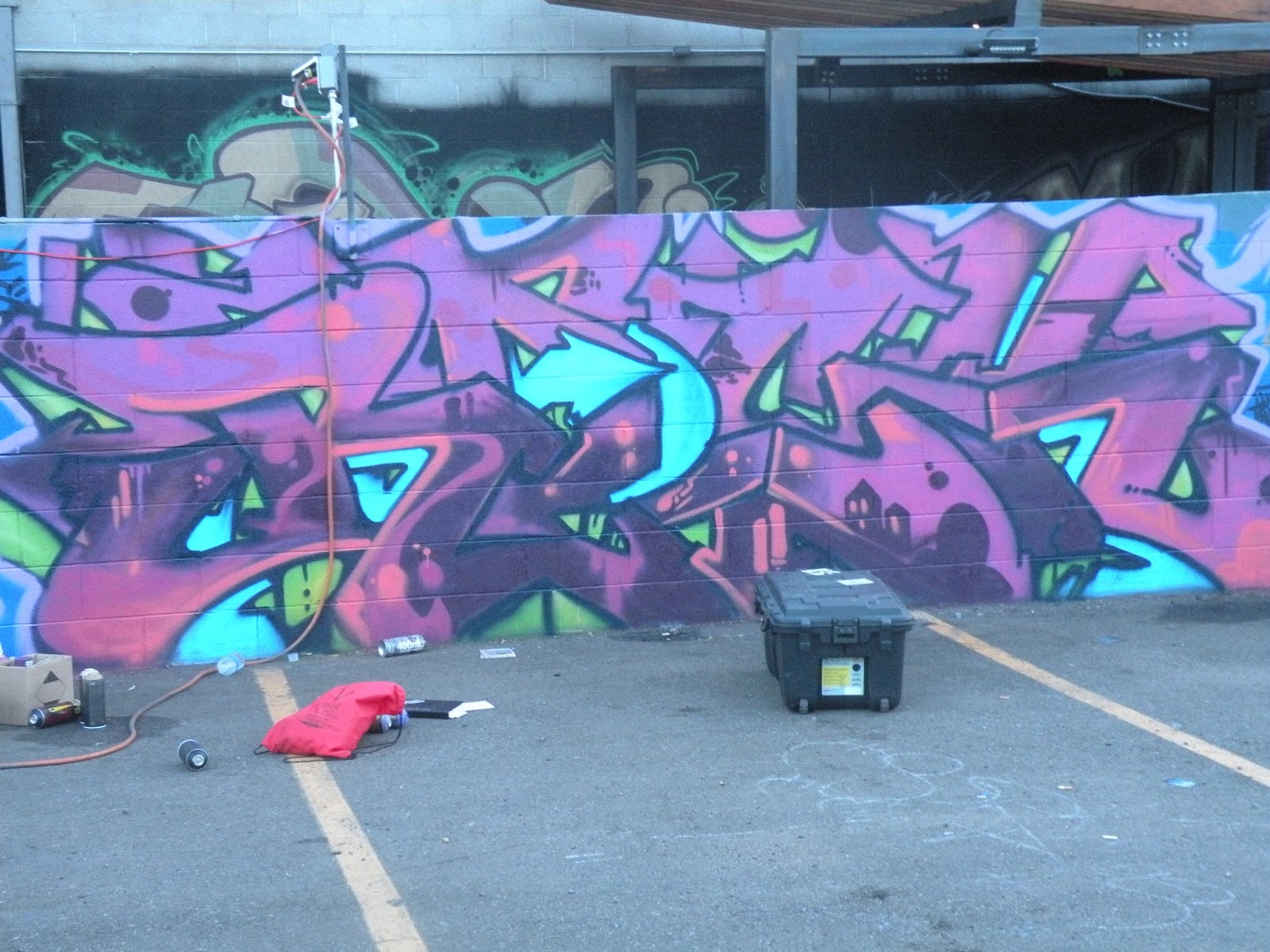 Turnip the Beet: Knocked the dust off my cans for a lil graffiti battle ...