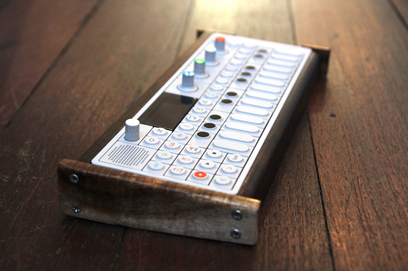 MATRIXSYNTH: Teenage Engineering OP-1 in Custom Wood Case Stand