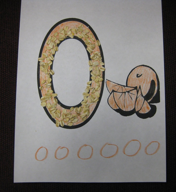 Preschool Storytime Crafts: Letter 0