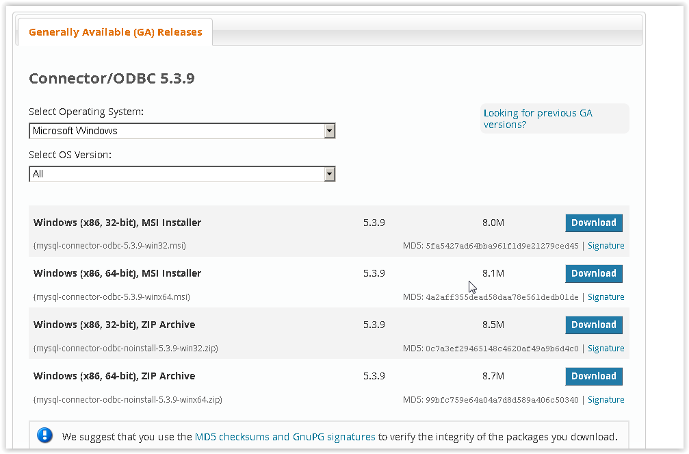 √Cara Install MySQL ODBC di Windows