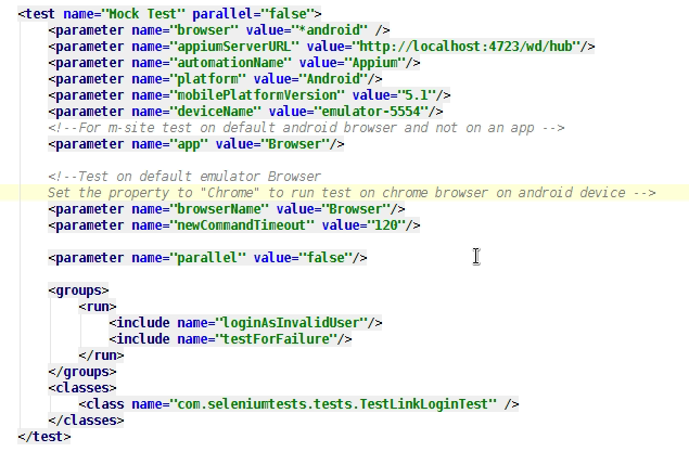 STF and Android Test Automation