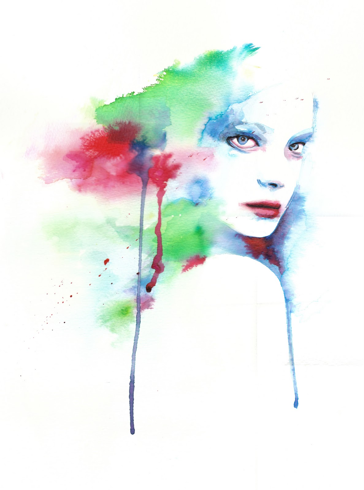 Erin Louise Buckley: Ink Faces