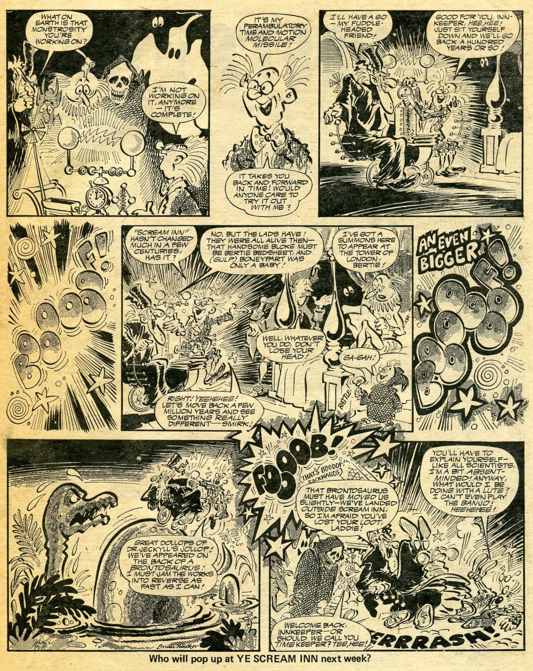 *KAZOOP !!: A LOOK AT SHIVER & SHAKE STRIPS: SCREAM INN (PART THREE)