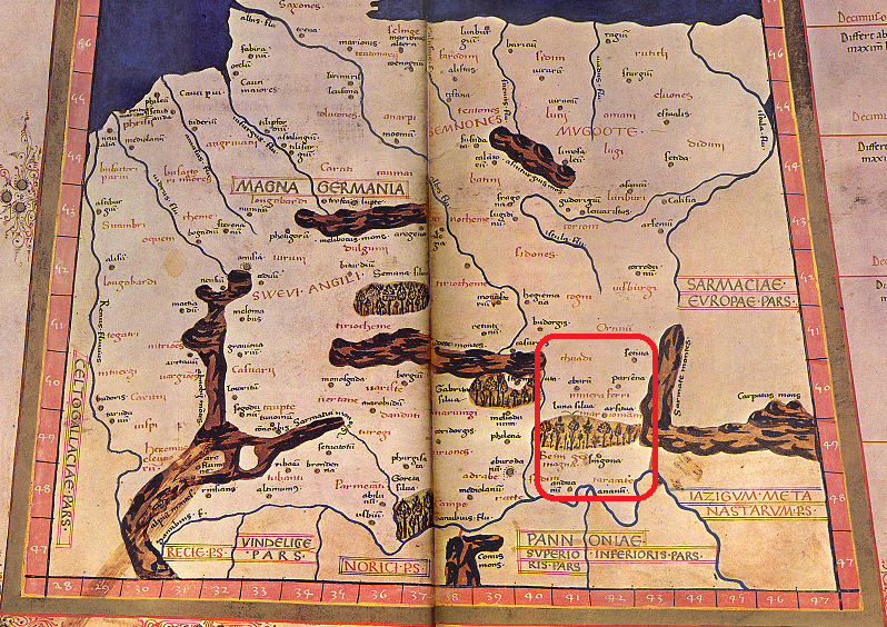 Svet geografie a histórie: Slovensko na Ptolemaiovej mape Magna ...