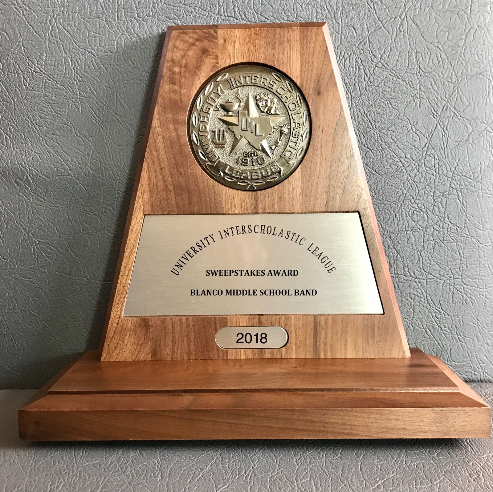 Blanco Middle School Bands: BMS Band Receives Sweepstakes at UIL for ...