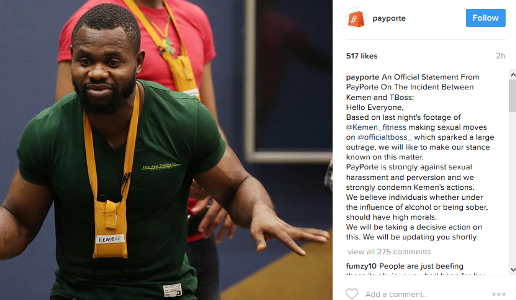 Official press release on BBN contestant Kemen's disqualification