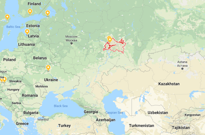 Tatarstan Map