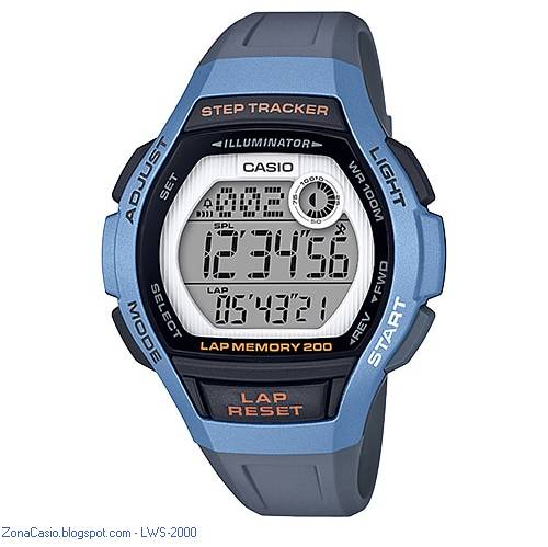 Zona Casio: Nuevos Casio WS-2000 con acelerómetro: ¡las imágenes!