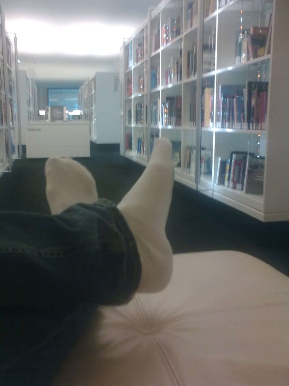 The White Socks Collection Project Girl In White Socks In The Library