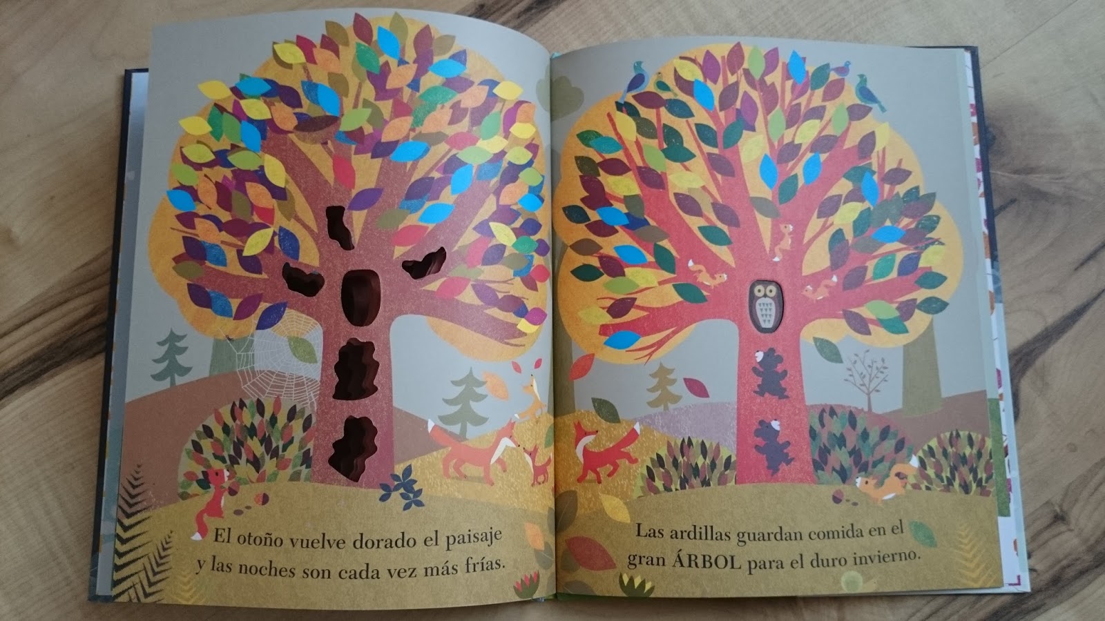 Una cuna de cuento: "Las 4 estaciones desde el gran árbol"