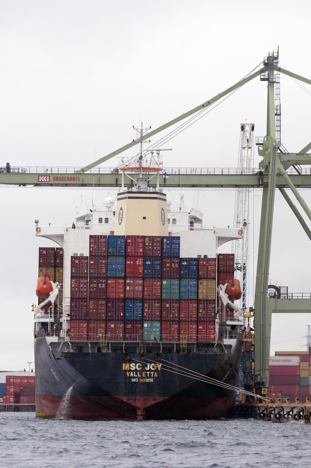 kameravene.fi shipspotting: M/s MSC Joy, Mussalo, Kotka