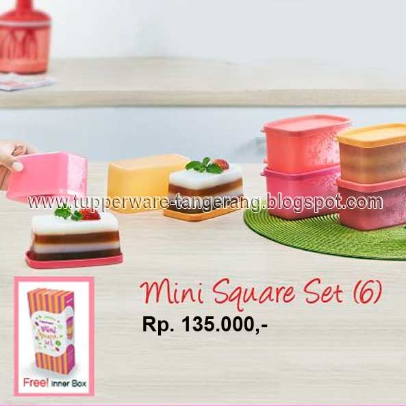 Mini Square Set - Krisna Tupperware