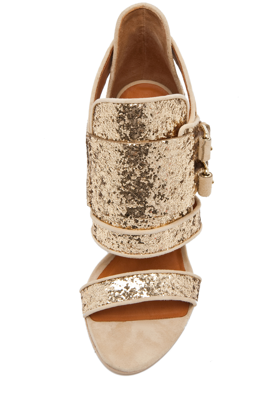 creature of design: Shoe Porn: Givenchy Vittorias Heel in Gold Glitter