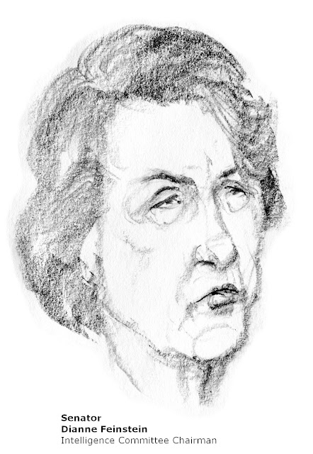 daily drawings: Dianne Feinstein