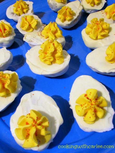 Served Up With Love: Deviled Egg Cake Balls at Weekend Potluck #268