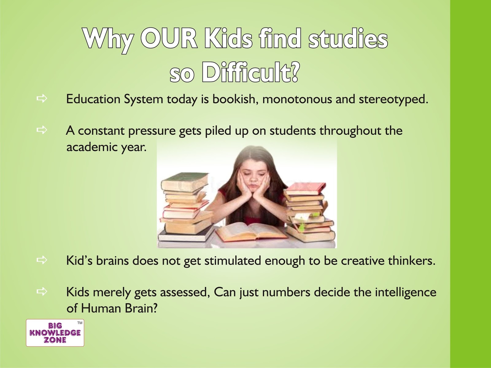 Big Knowledge Zone: Features