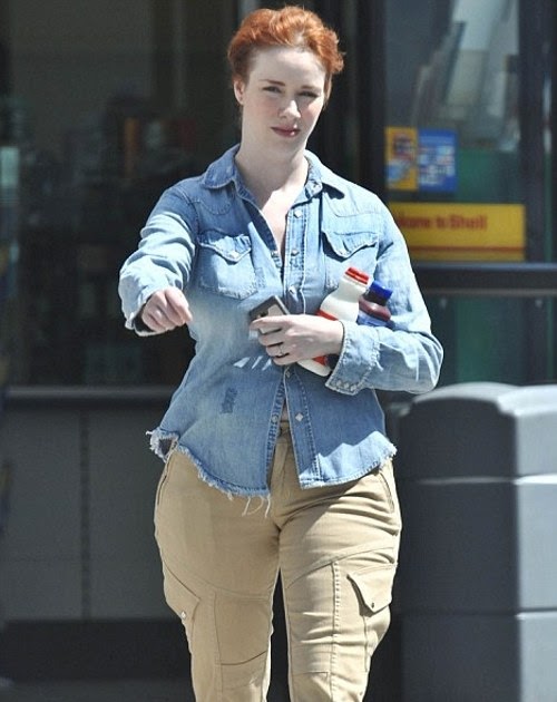 Christina Hendricks and her bikini woes...