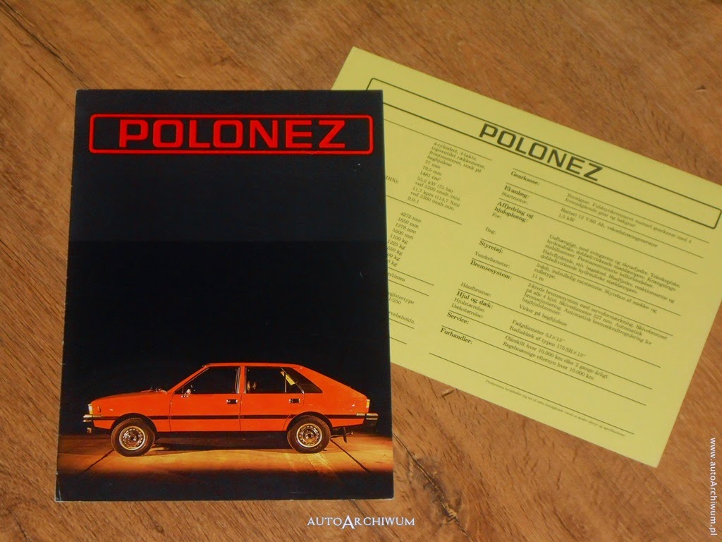 autoArchiwum | CZYTELNIA: FSO POLONEZ / PRIMA - PREZENTACJA PROSPEKTÓW ...