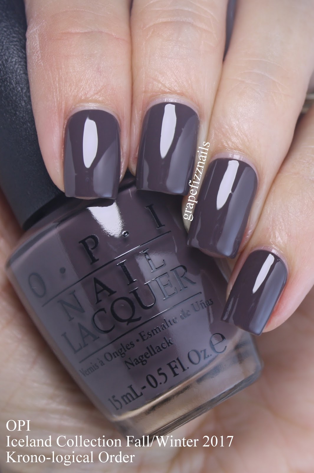 Grape Fizz Nails: OPI Iceland Collection Fall/Winter 2017