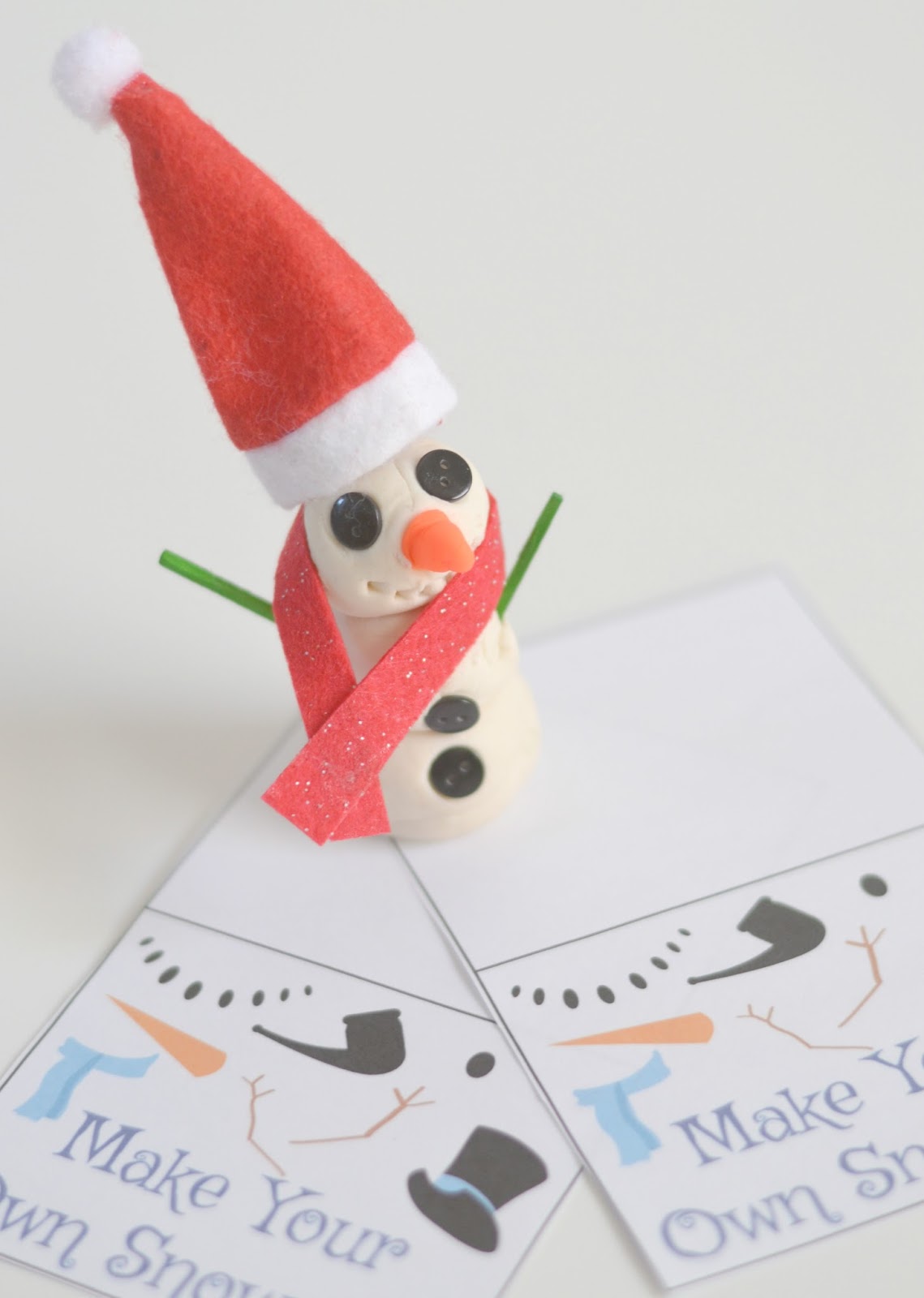Make Your Own Snowman - Treat Bag - Building Our Story