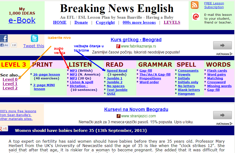 Najbolji sajtovi za učenje engleskog - dan 136. - Engleski jezik za ...