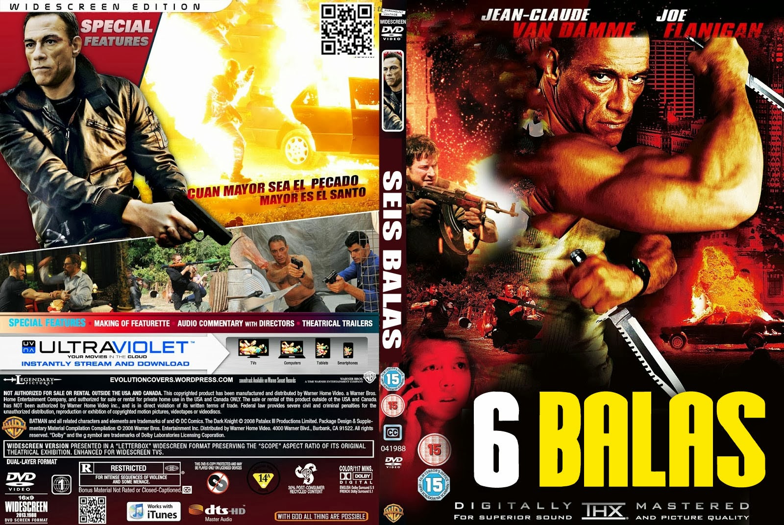 Cover: 6 bullets dvd