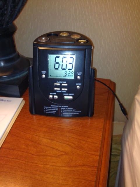 Layers of the Ongion: An ode to the alarm clock at the Hampton Inn