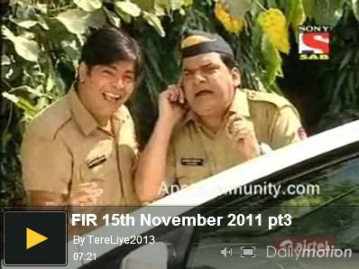 FIR -15th November 2011 pt3-Watch Sab TV Shows Online | Full Episodes ...