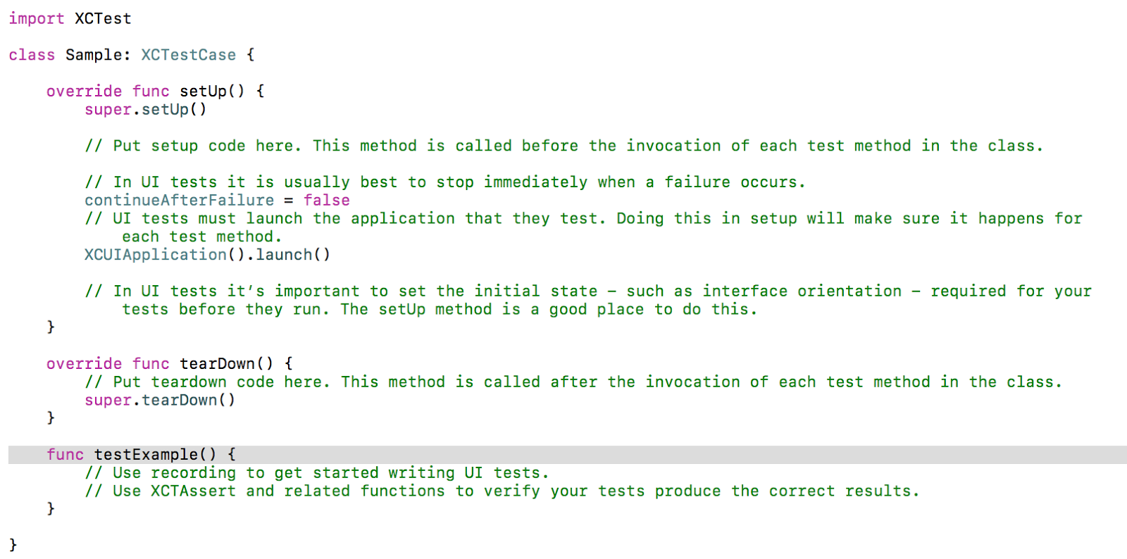 JaneJie: XCUI: Create your first XCUI test